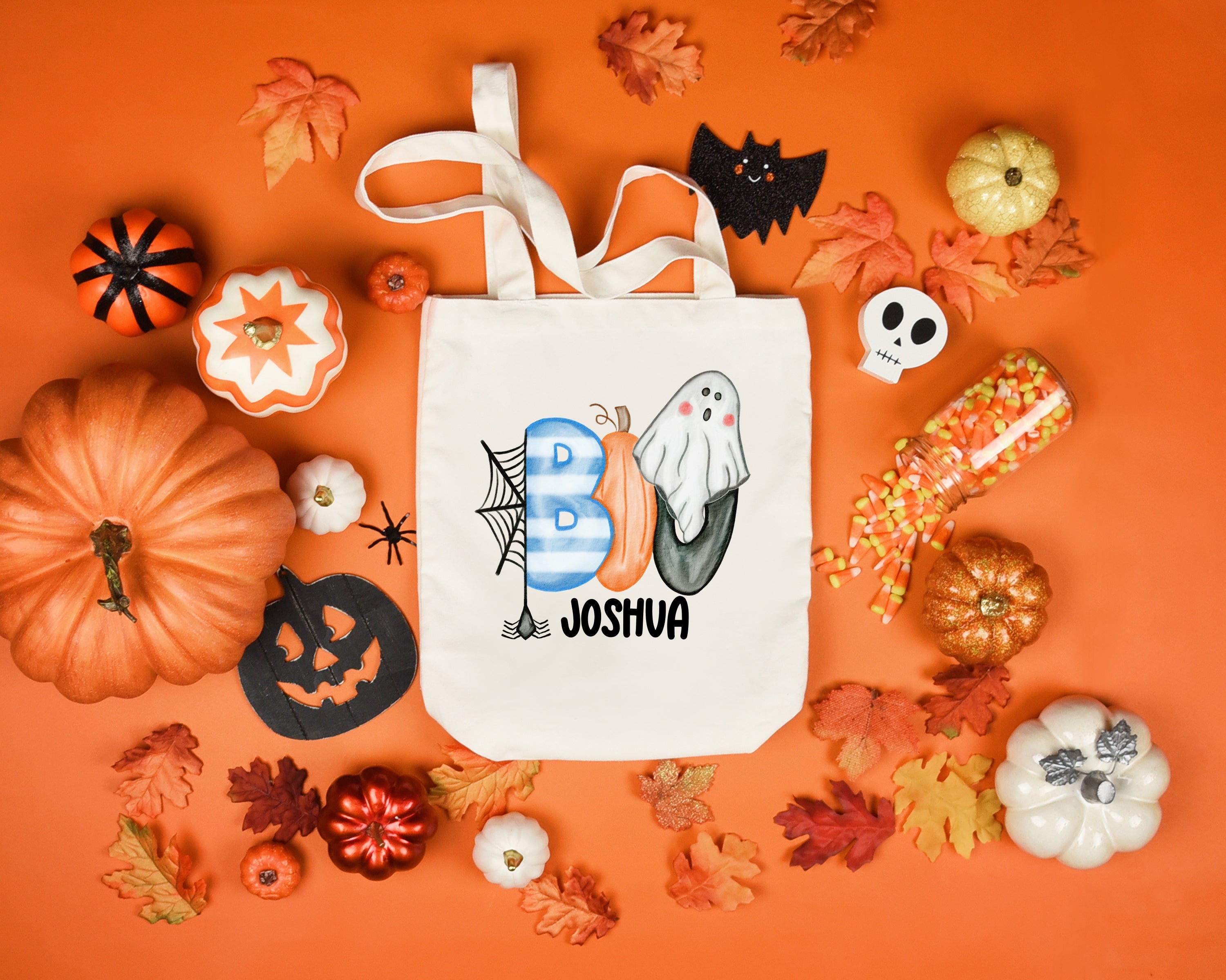 Personalized Boo Trick or Treat Bags – IAWOA Sublimation & More!
